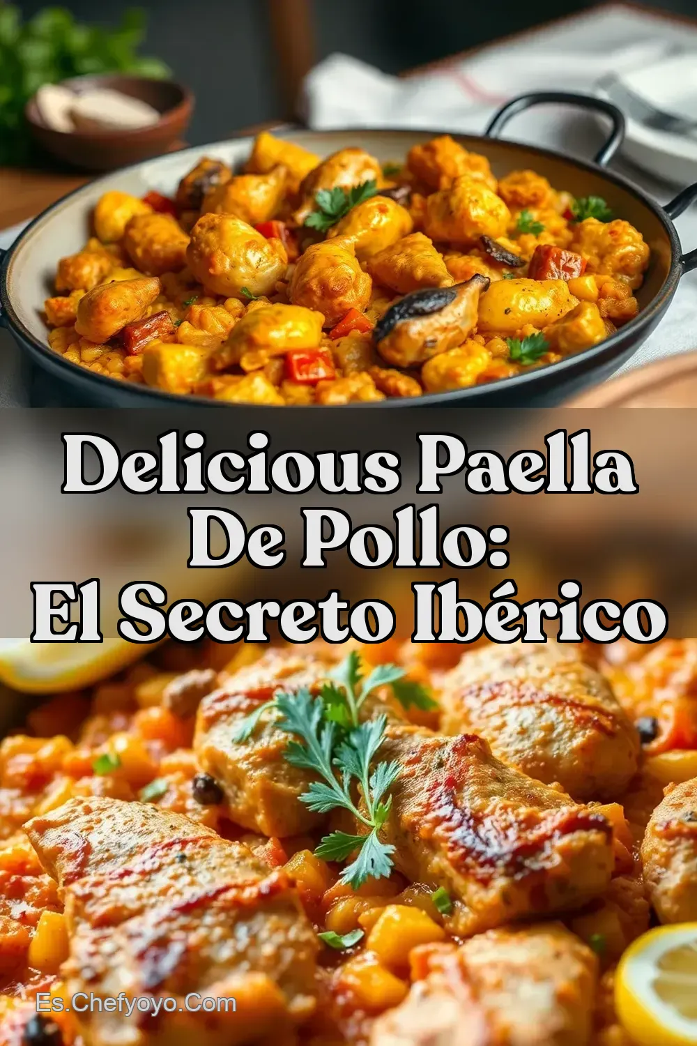 Paella de Pollo: ¡El Sabor de España en tu Mesa! - Chefyoyo…